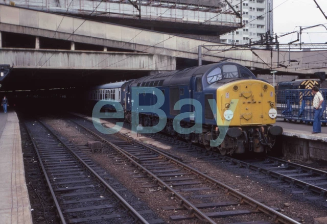 35MM RAILWAY SLIDE of Class 40 40028 @ Birmingham New Street Copyright ...