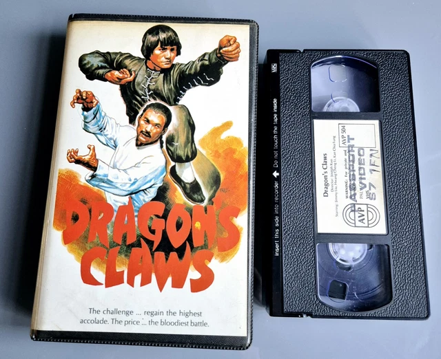 DRAGONS CLAWS RARE Avp Pre Cert Vhs Original Box Very Good Condition £1 ...