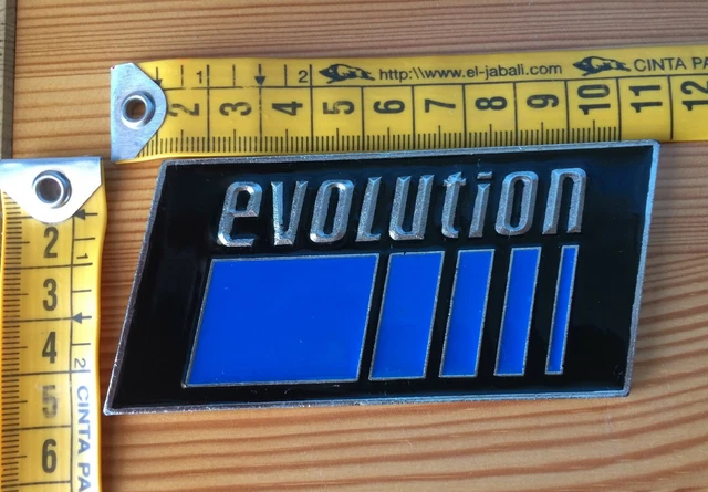 1X EVOLUTION II EVO 2 Emblem Logo Plate Letters for Mercedes Benz 190 ...