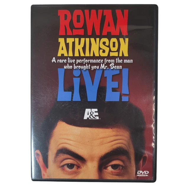 ROWAN ATKINSON LIVE! DVD Stand-Up Comedy Mr. Bean Classic Sketches $11. ...