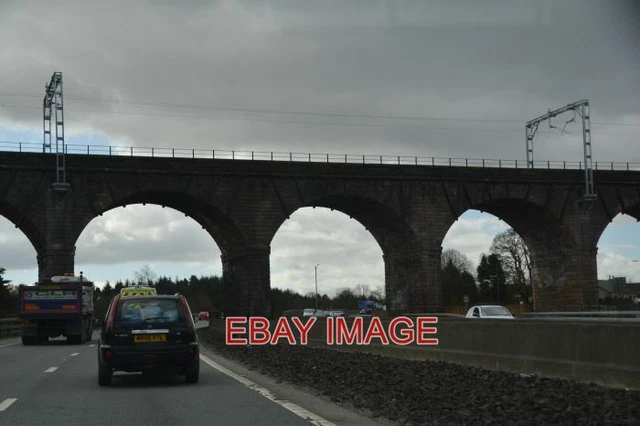 PHOTO FALKIRK The M80 Motorway & Railway Bridge Heading Underneath A ...