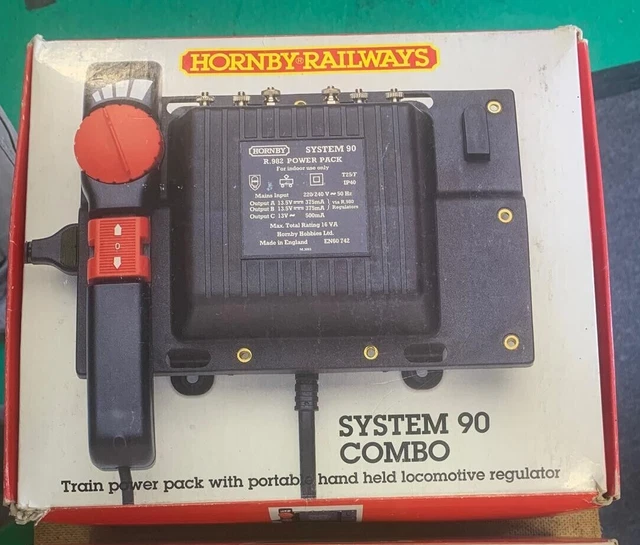 HORNBY SYSTEM 90 Combo Train Power Pack With Portable Handheld Loco ...