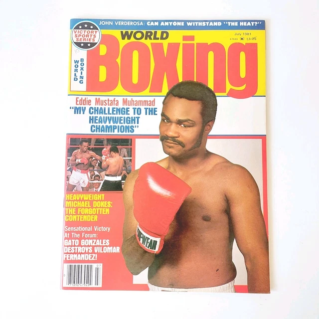 WORLD BOXING SPORT Magazine July 1981 Eddie Mustafa Muhammad Michael ...
