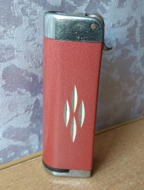 RARE VINTAGE CIGARETTE Lighter VATRA Military Art Soviet USSR ...
