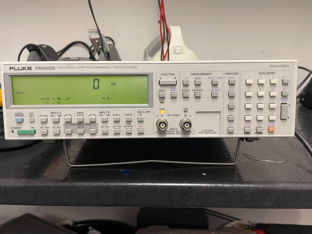 FLUKE 6680B HIGH Resolution Programmable Timer Counter £230.00 ... FLUKE 6680B HIGH Resolution Programmable Timer Counter £230.00 ...