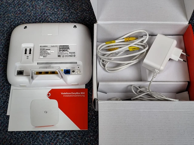 VODAFONE EASYBOX 804 DSL/VDSL/ADSL2+ WLAN Router Drahtlos 4 Port 1000/ ...