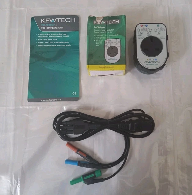 KEWTECH KEW-PATADAPTOR1 . Multifunction Tester to Pat Tester Portable ...