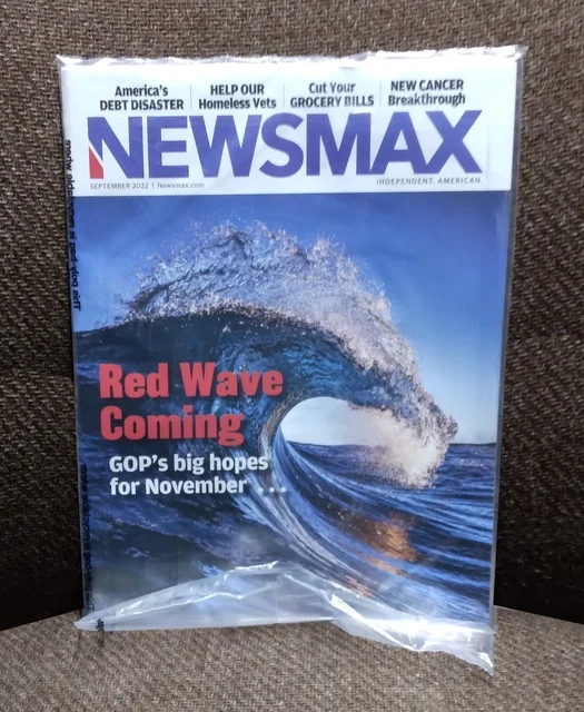 NEWSMAX MAGAZINE SEP 2022 Red Wave Coming £12.50 - PicClick UK