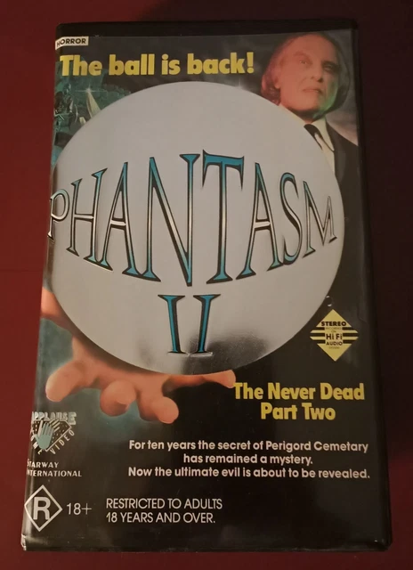PHANTASM II (1988) - Australian VHS Tape / Applause Home Video $90.00 ...