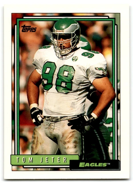 1992 TOPPS TOMMY Jeter recrue Philadelphia Eagles #677 EUR 1,09 ...