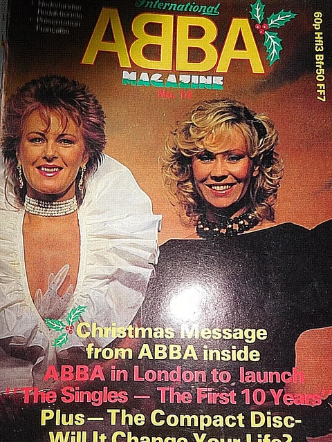 ABBA INTERNATIONAL MAGAZINE Heft Mit 32 Seiten 1982/83 No14 EUR 11,00 ...