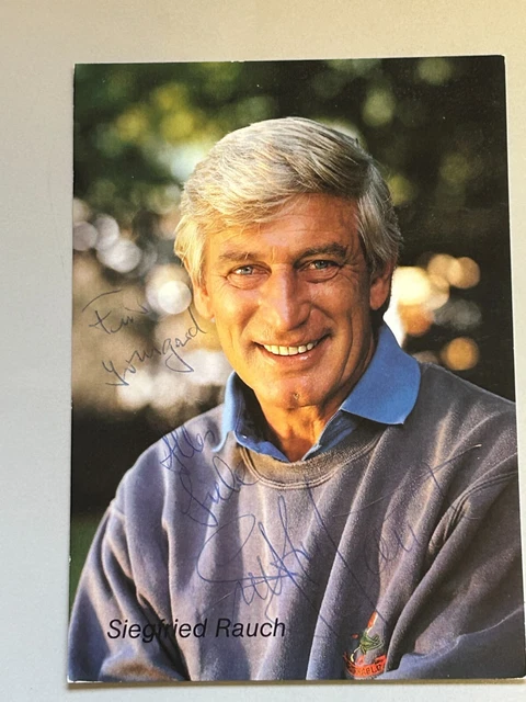 SIEGFRIED RAUCH AUTOGRAMMKARTE original signiert #S1890 EUR 15,00 ...