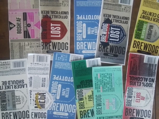 BREWDOG CAN LABELS £2.79 - PicClick UK