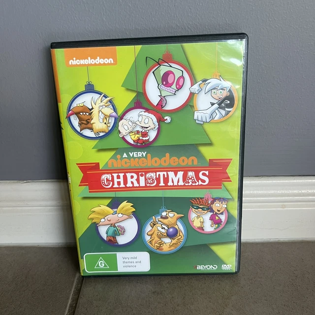 A VERY NICKELODEON Christmas DVD Rugrats The Angry Beavers Cat Dog 90s ...