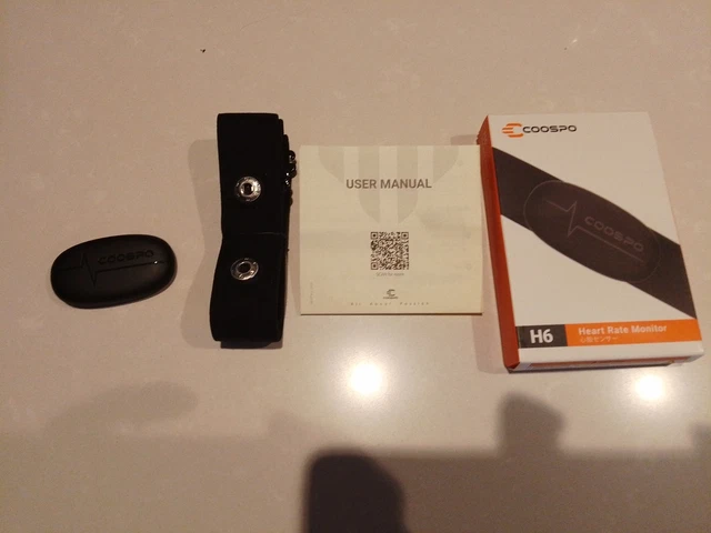 COOSPO H6 HEART Rate Monitor Chest Strap, HRM Bluetooth ANT+, for S ...