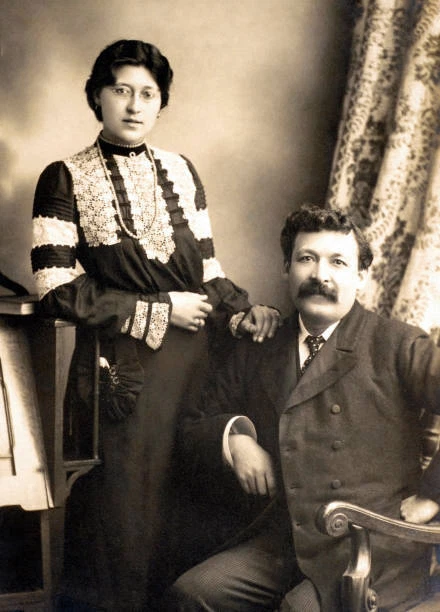 RODNEY GYPSY SMITH with his wife Annie 1905 Salvation Army OLD PHOTO ...