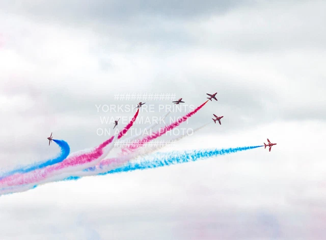 RAF RED ARROWS Photo Print All Sizes Framing 2024 Royal Air Force ...