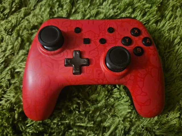 NINTENDO SUPER MARIO Power A Model 1503255-01 Controller for Switch Red ...