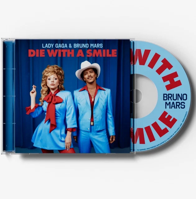 LADY GAGA & Bruno Mars - Die With A Smile - Ltd Edition CD Single - IN STOCK NEW £15.99 ...