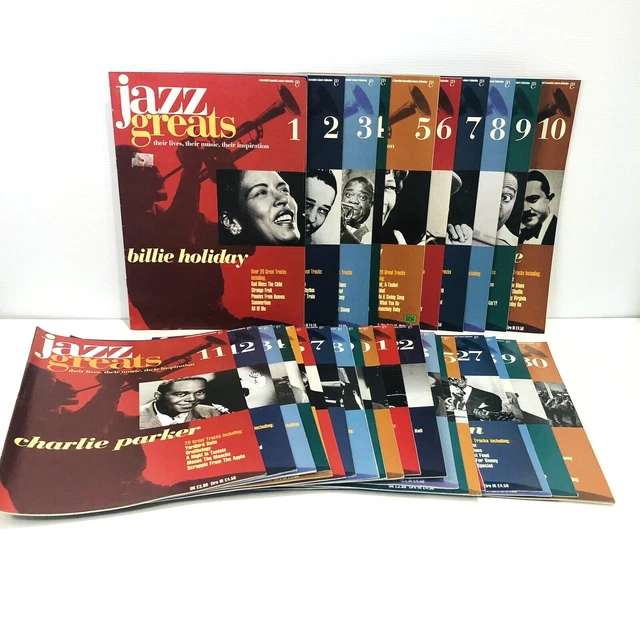 JAZZ GREATS MAGAZINES Marshall Cavendish Music Bundle No CDs Volumes 1 ...