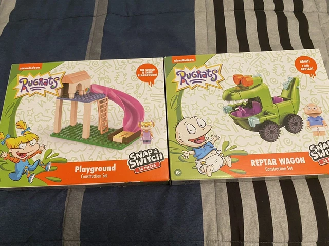 NICKELODEON RUGRATS - Playground & Reptar - Construction Set - Snap ...