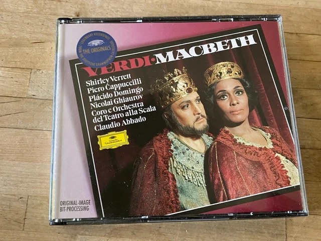 G. VERDI, MACBETH, Claudio Abbado, Placido Domingo, 2 CD-BOX DEUTSCHE ...