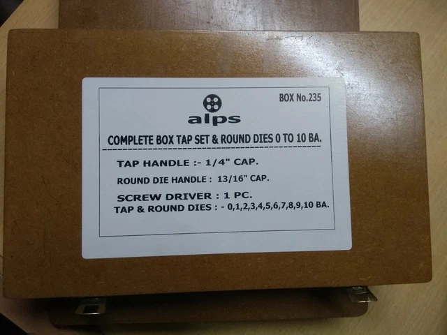 COMPLETE BOX OF Tap & Round Set 0 To 10 Ba $110.49 - PicClick CA