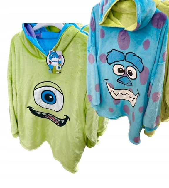 DISNEY MONSTERS INC Reversible Snuddie Oversize Blanket Hoodie Oodie ...