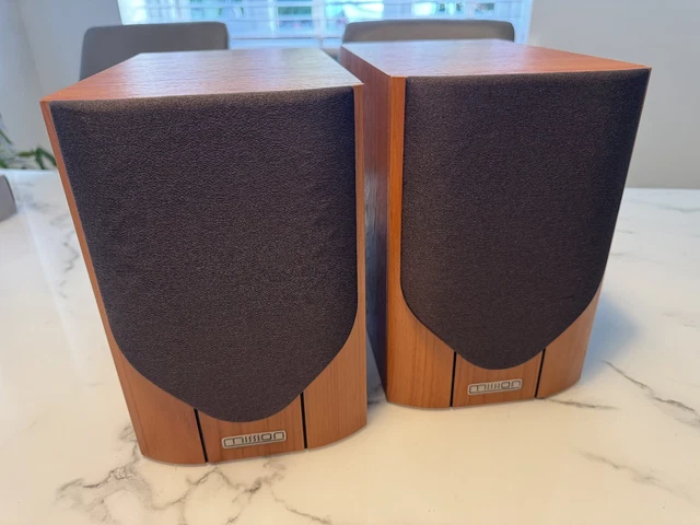 MISSION M31I BOOKSHELF Speakers Pair - Cherry - 8 Ohms, 25-75W £104.70 ...