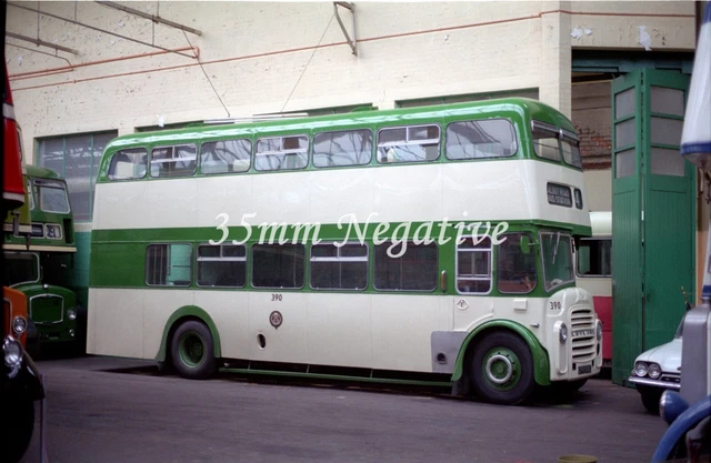 BLACKPOOL TRANSPORT LEYLAND PD3 BUS 390 ST HELENS 35mm NEGATIVE ...
