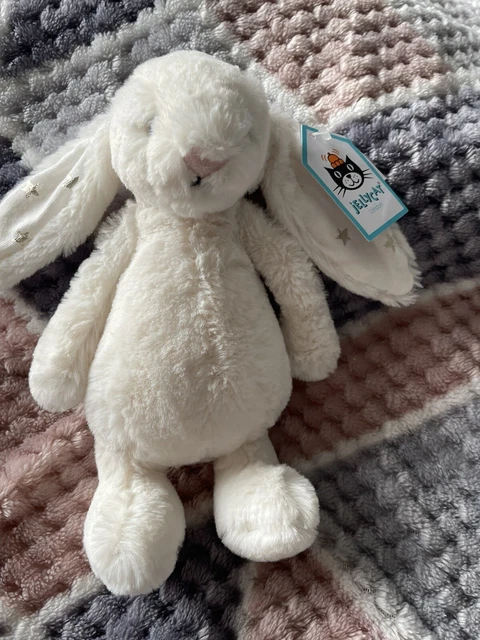 JELLYCAT TWINKLE STARS bashful small bunny soft plush toy new tags £45.00 - PicClick UK