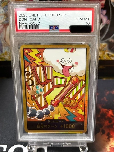 ONE PIECE CARD PSA10 Nami-Gold PRB02 Don!! Card 2025 Japanese $529.04 ...