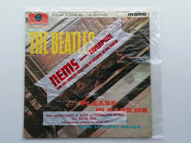 THE BEATLES 1963 Uk Lp Please Please Me Gold Parlophone Crossover Nems ...