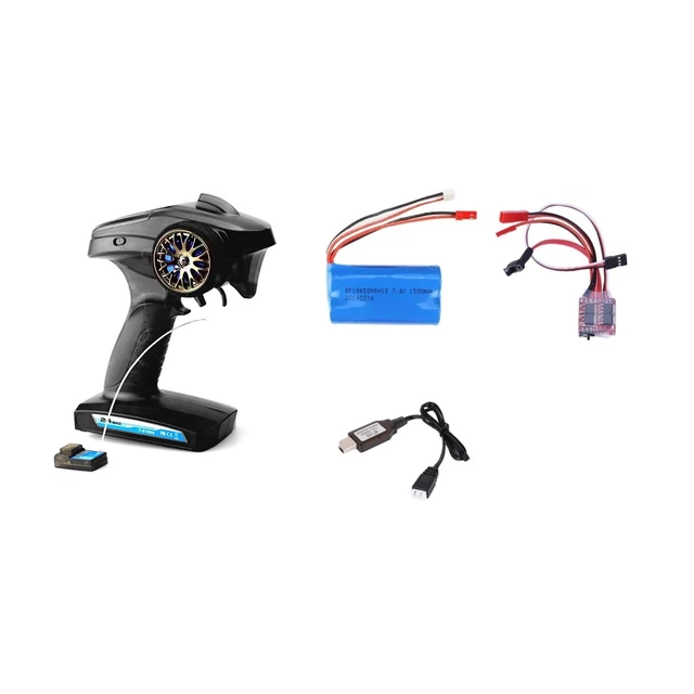 DIGITAL RADIO REMOTE Control With Receiver Battery 30A ESC Set For WPL ...