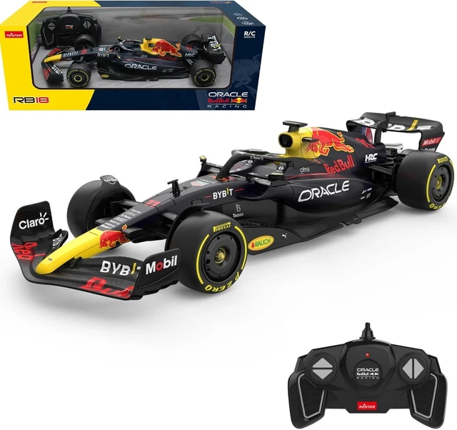 CMJ RC CARS Oracle Red Bull Racing F1 RC Remote Control RB18 Scale 1:18 ...