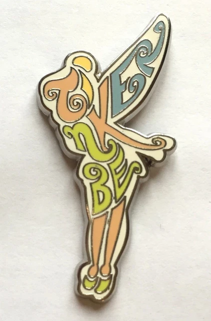 DISNEY PIN BADGE Character Silhouette Names - Tinker Bell £4.99 ...