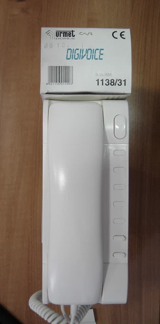 URMET DOMUS 1138/31 citofono Digivoice cornetta decodifica singola EUR ...