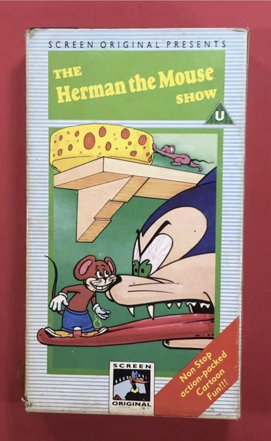 THE HERMAN THE Mouse Show, VHS Video Tape, Animated Cartoon £6.00 ...
