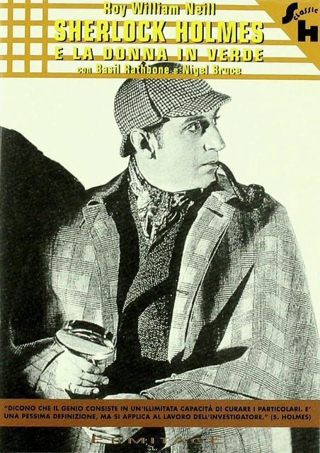 SHERLOCK HOLMES E La Donna In Verde (DVD) nigel bruce basil rathbone ...