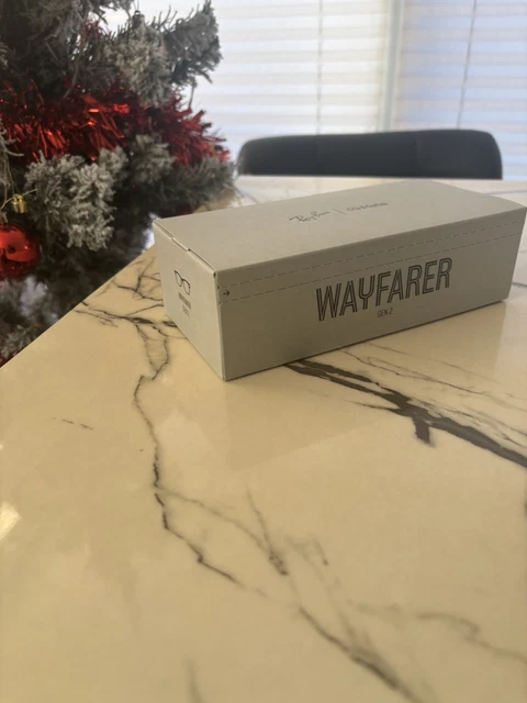 RAY-BAN META WAYFARER - GEN 2 Matte Black Frame Clear Lens £379 Retail ...