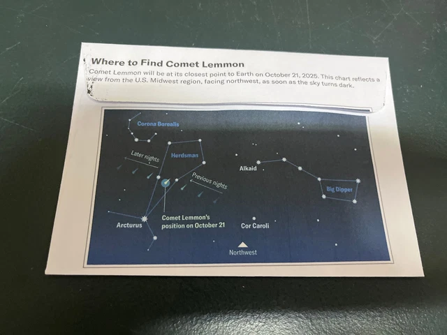 (1712) 24-10-2025 - Space Comet Lemmon (C-2025 A6) visible best 21-10 ...