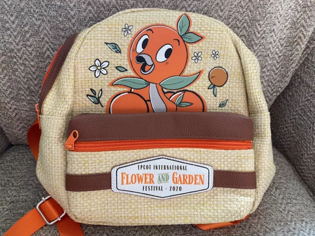 DISNEY 2020 FLOWER And Garden Festival Orange Bird Rucksack Backpack ...