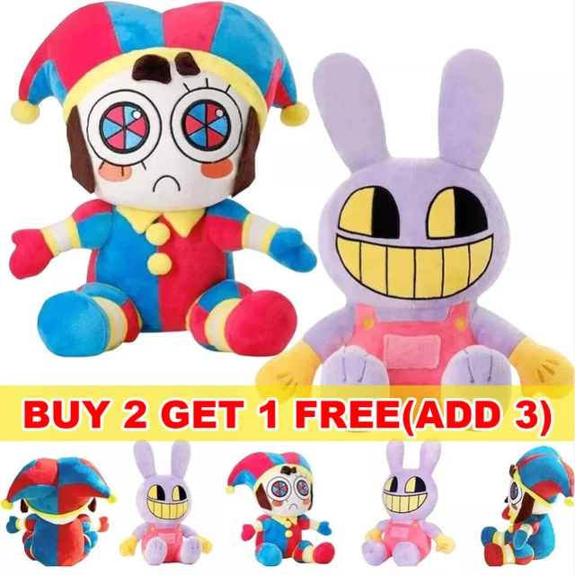 THE AMAZING DIGITAL Circus Jax Plush Toy Animals Rabbit Stuffed Doll ...