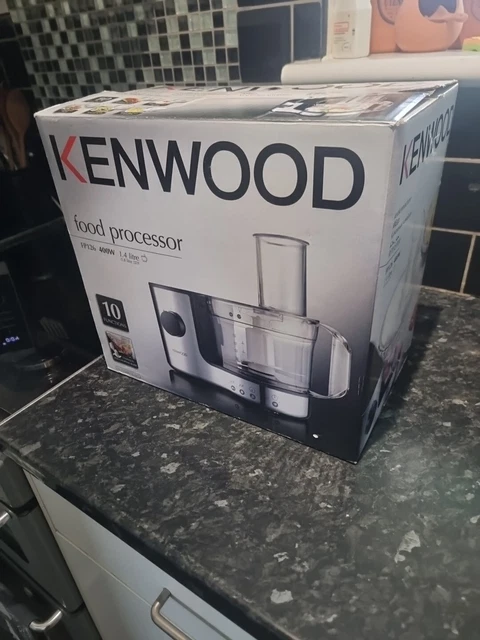 KENWOOD FP120 400W 1.4L Compact Powerful Stainless Steel Blades Food ...