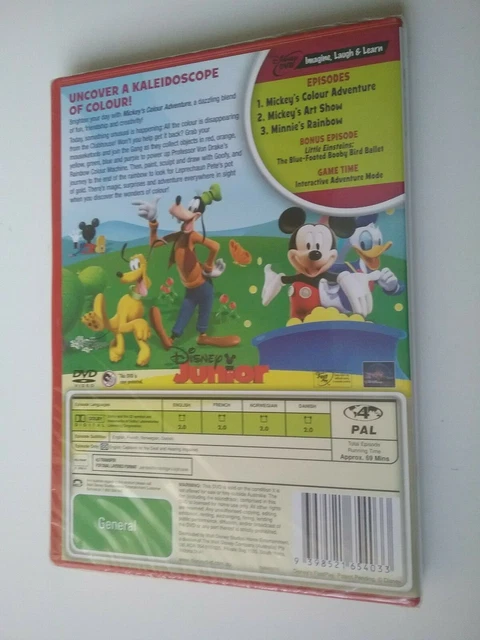 MICKEY MOUSE CLUBHOUSE: Mickey's Colour Adventure - NEW & SEALED - DVD ...