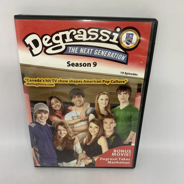 DEGRASSI THE NEXT Generation SEASON 9 DVD Region 1 (US) VERY GOOD COND ...