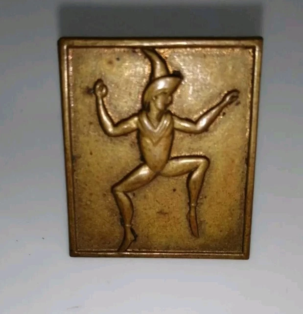 VINTAGE WORLD WAR Two Era Badge Girl Guide Brownie Man Dancing Pixie ...