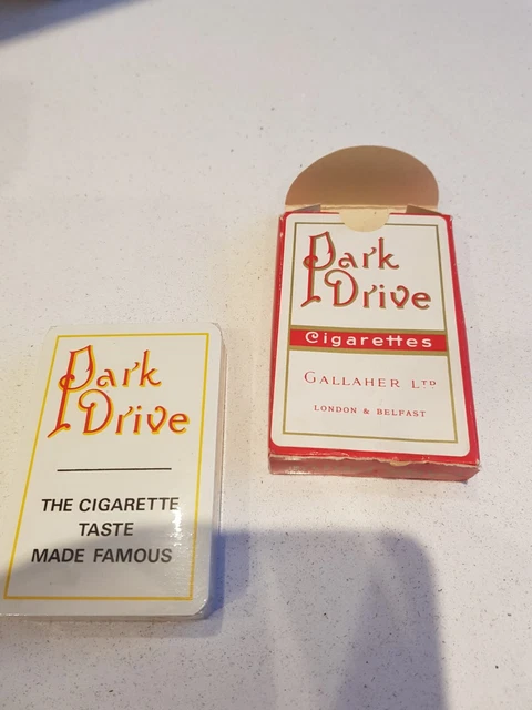 PARK DRIVE CIGARETTES Playing Cards Sealed Deck Carta Mundi £4.00 ...