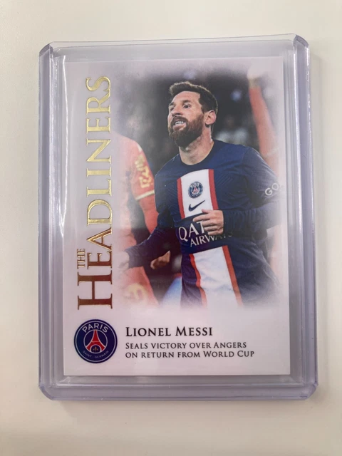 FUTERA THE HEADLINERS 2023 Lionel Messi Psg Parallel 086/187. £2.00 ...