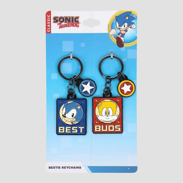 SONIC AND TAILS (Sonic the Hedgehog) "Best Buds" Matching Keychain Set ...